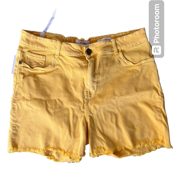lola | Shorts | Lola High Waist Yellow Shorts | Poshmark